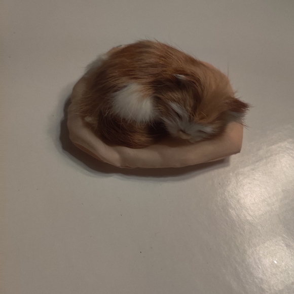 Other | Vintage Fake Little Cat With Real Hair | Poshmark
